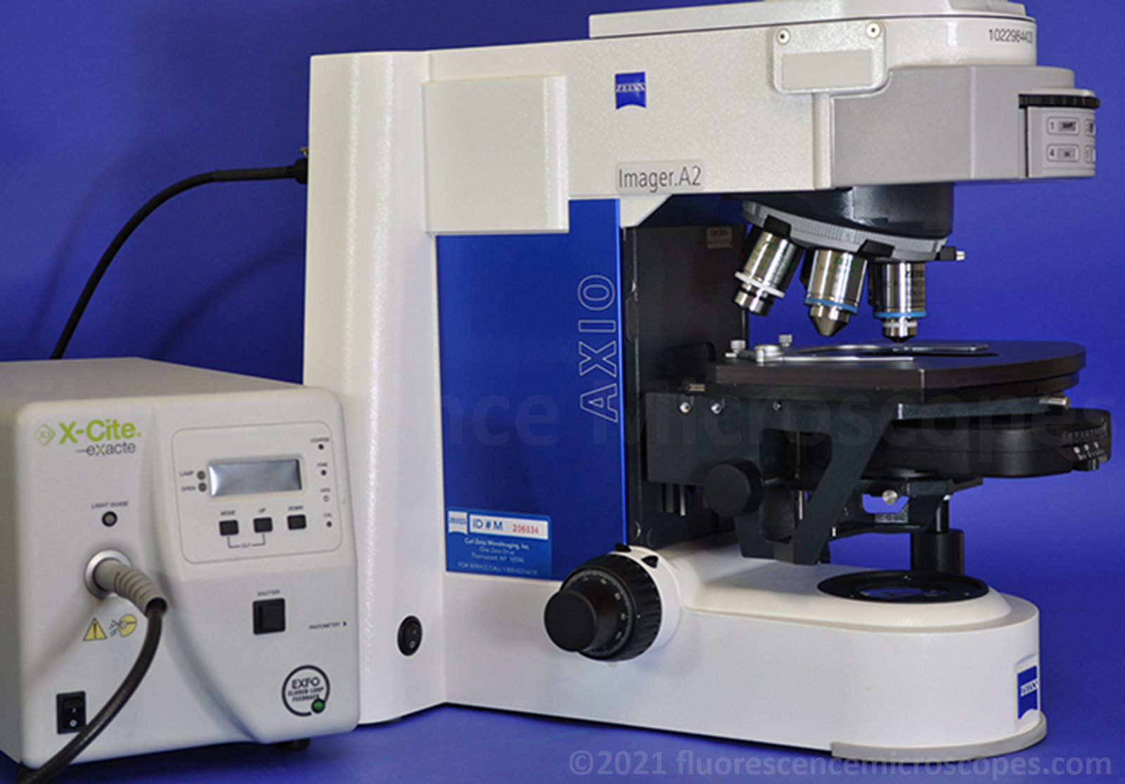 Zeiss Axio Imager A2 Upright Manual DIC Phase Fluorescence Microscope